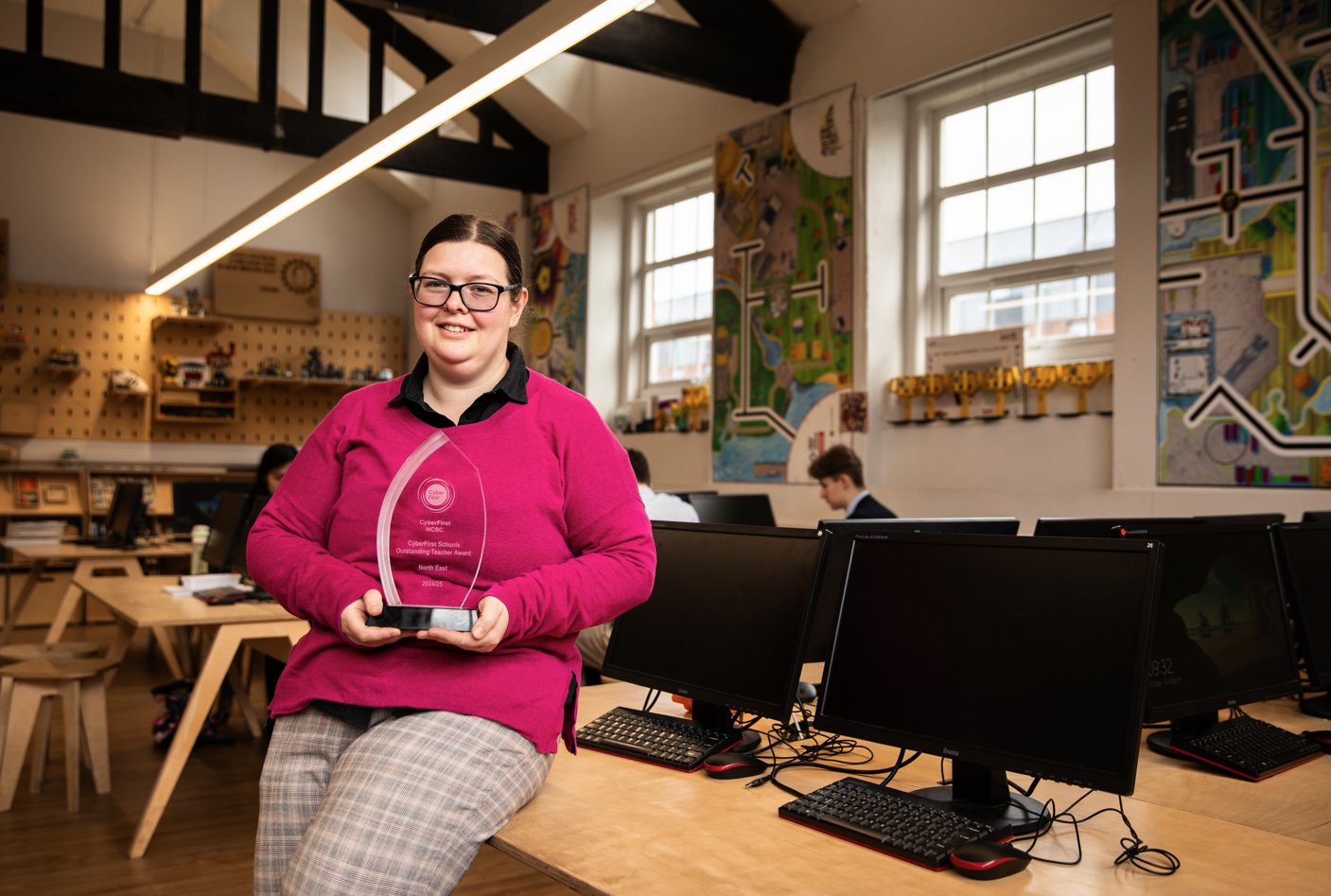 Royal Grammar School Newcastle teacher wins CyberFirst Award